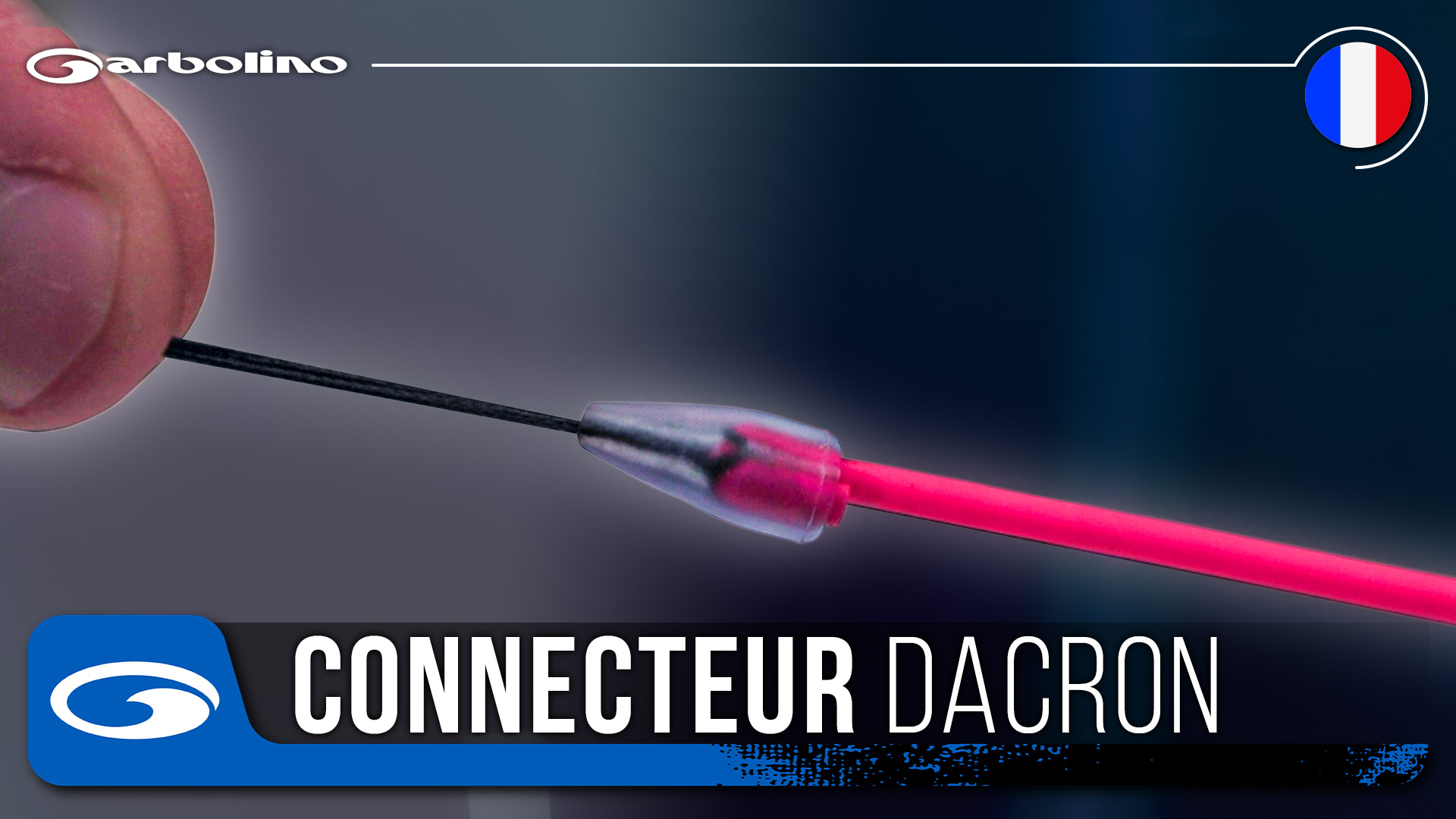Tuto connecteur dacron et élastique creux - Nœud Express avec Garbolino